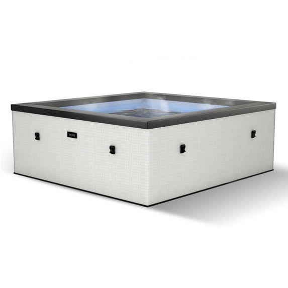 WAVE Garda 4-Person Eco Foam Hot Tub, Pebble White - Walmart.com