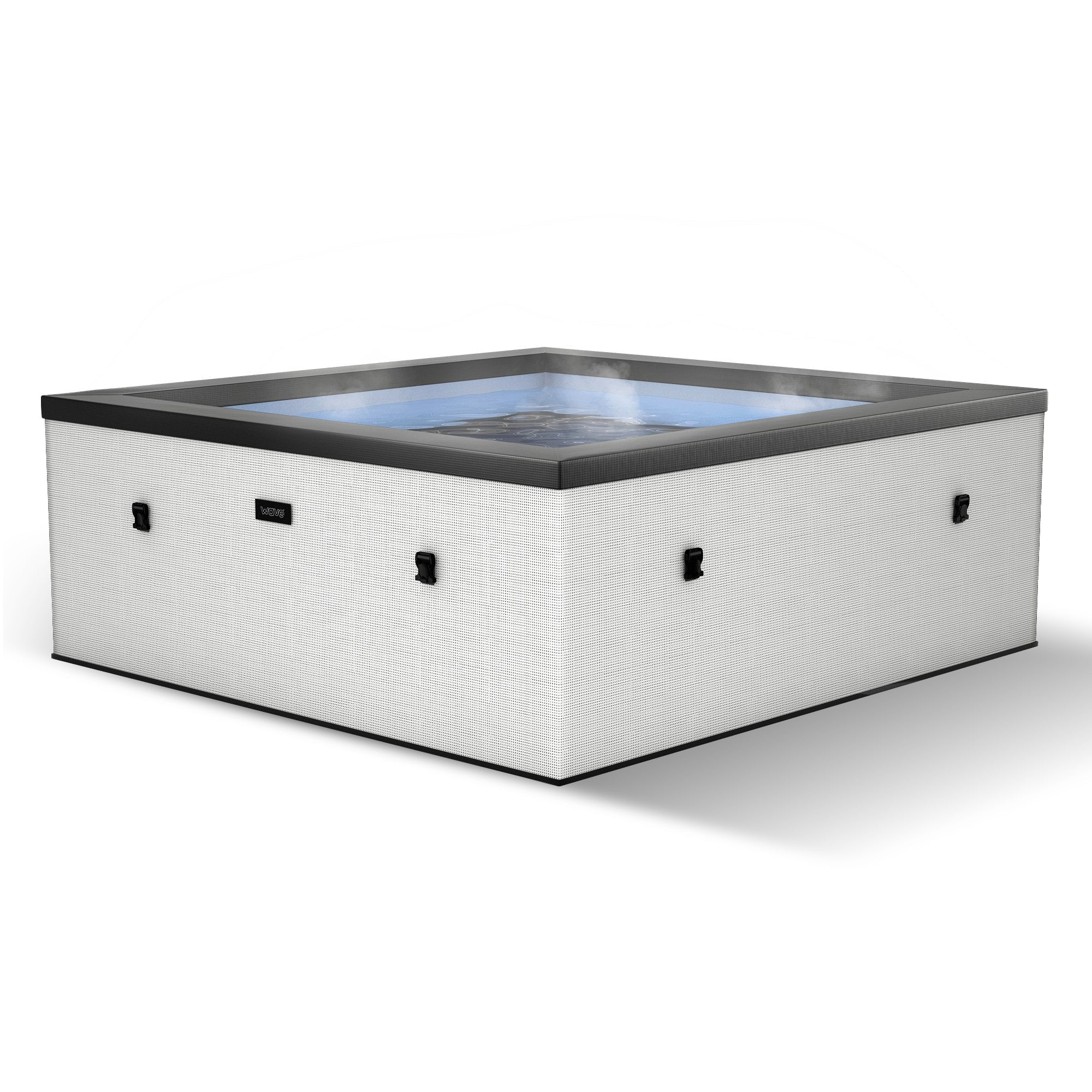 WAVE Garda 4-Person Eco Foam Hot Tub, Pebble White - Walmart.com