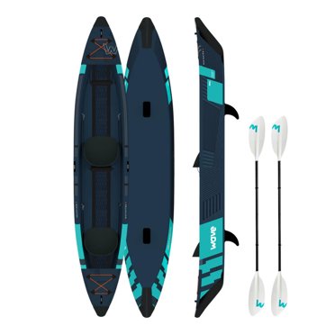 BRIS 14.1Ft Paddle Fishing Inflatable Kayak for Adults - Canoe Tender ...