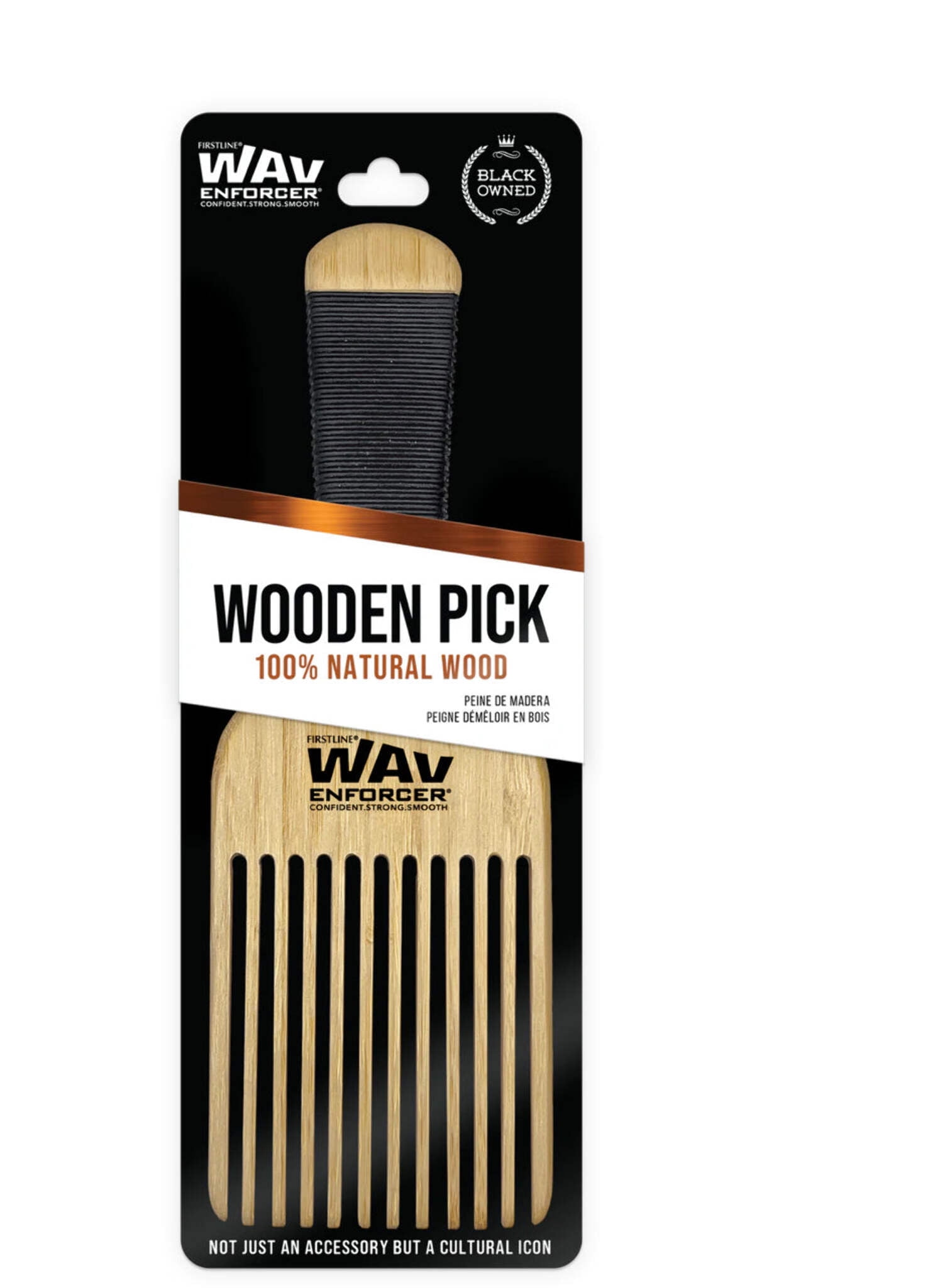 WAVENFORCER WOODEN HAIR PICK - Walmart.com