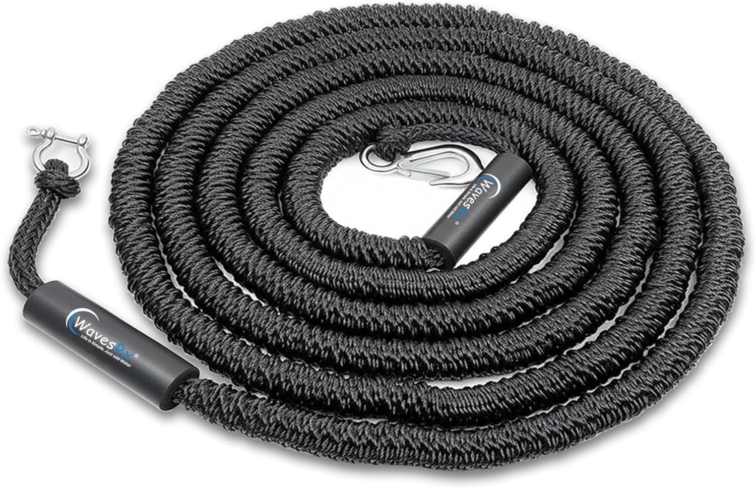 WAVESRX 14'-50' AnchorMate Bungee Line | Safer Anchoring for Boats ...