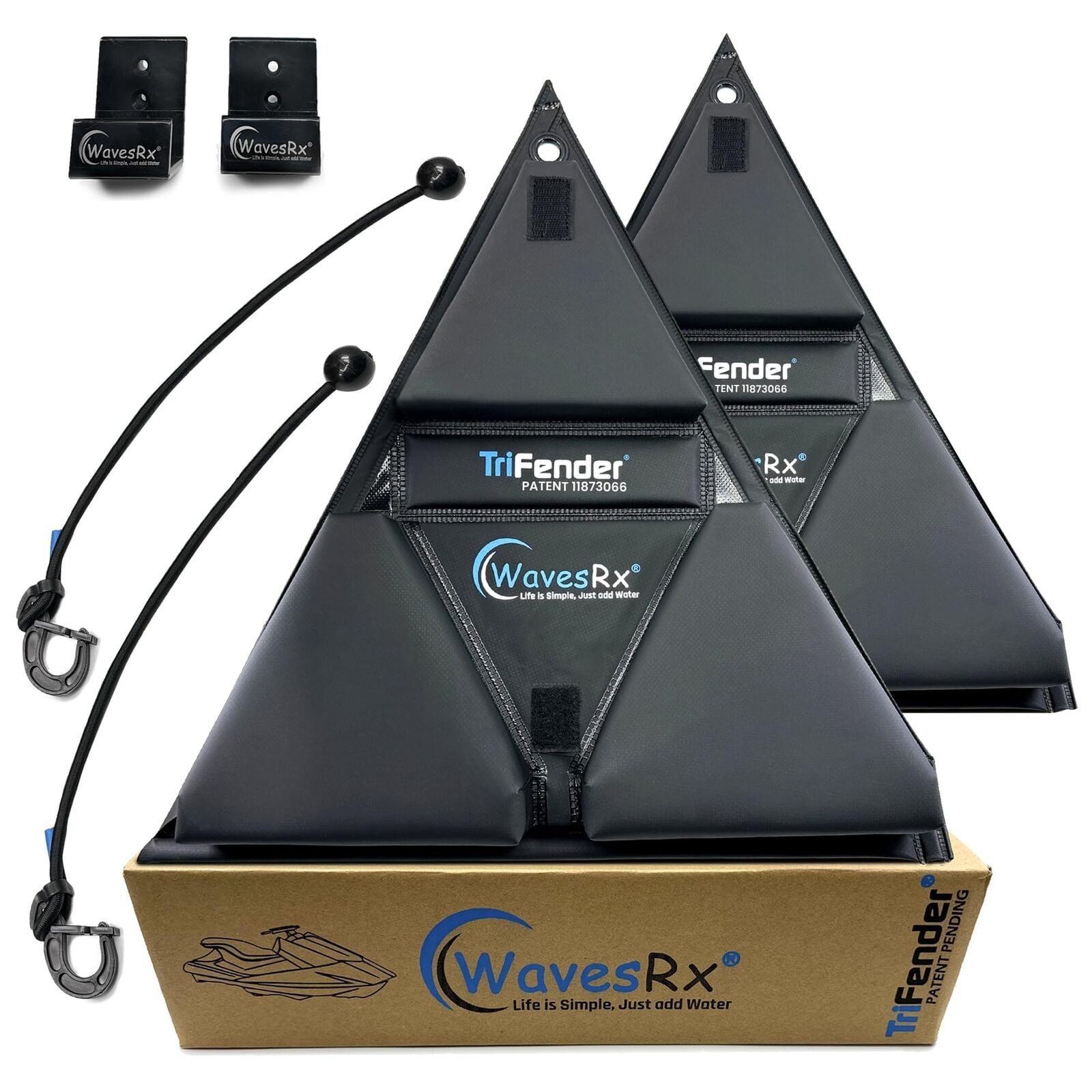 WAVESRX PWC Fender Bumper for Safe Jet Ski Docking | Foldable Easy-to-Store Mari - Walmart.com