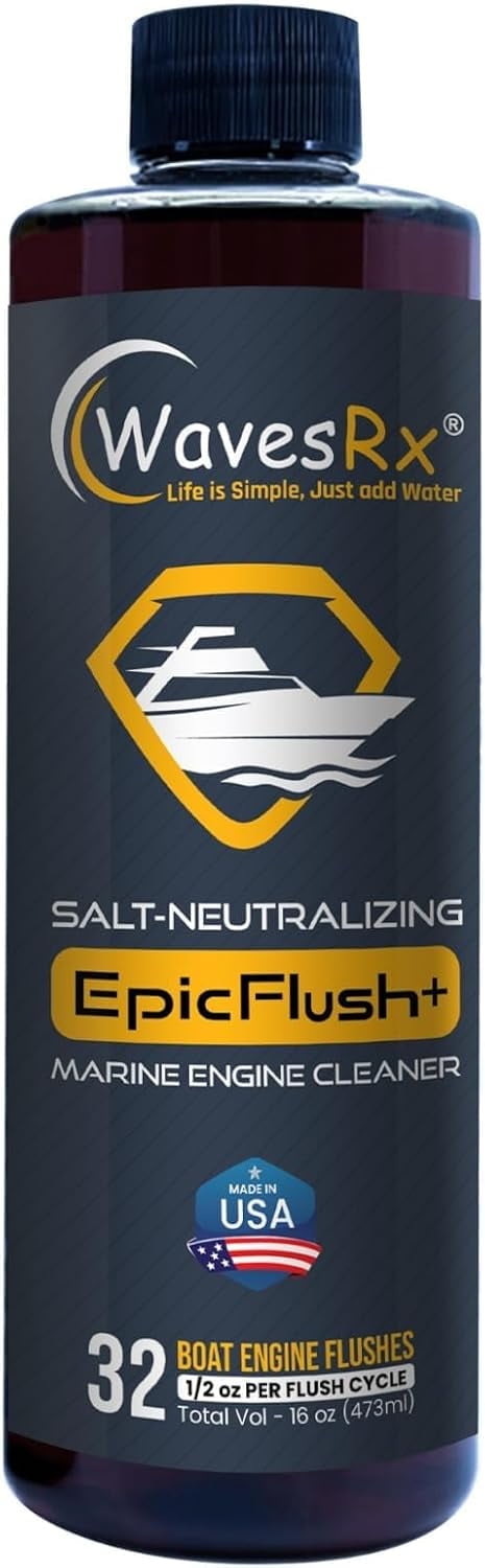WAVESRX Salt-Neutralizing Boat & Jet Ski Motor Flush + Protectant ...