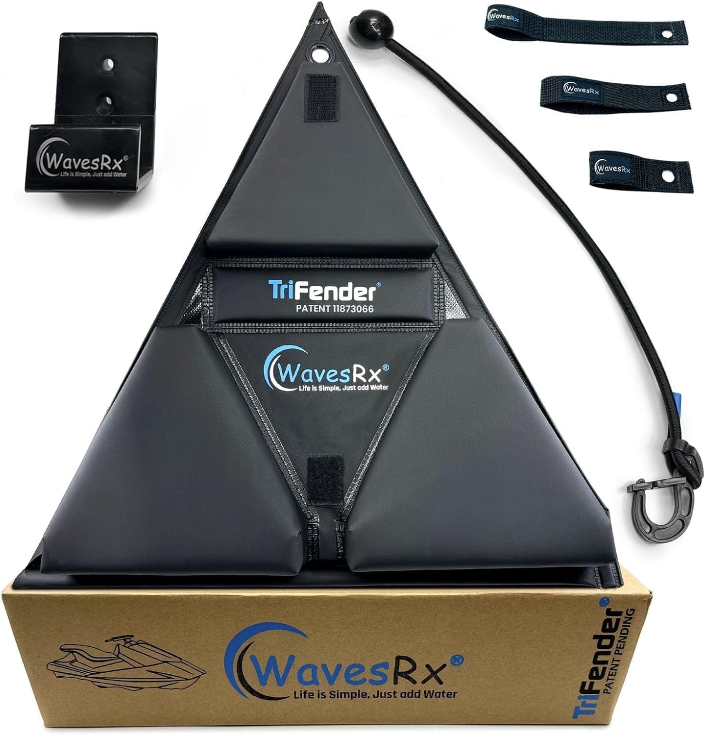 WAVESRX TriFender Marine Fender Bumper for Jet Ski Docking with ...