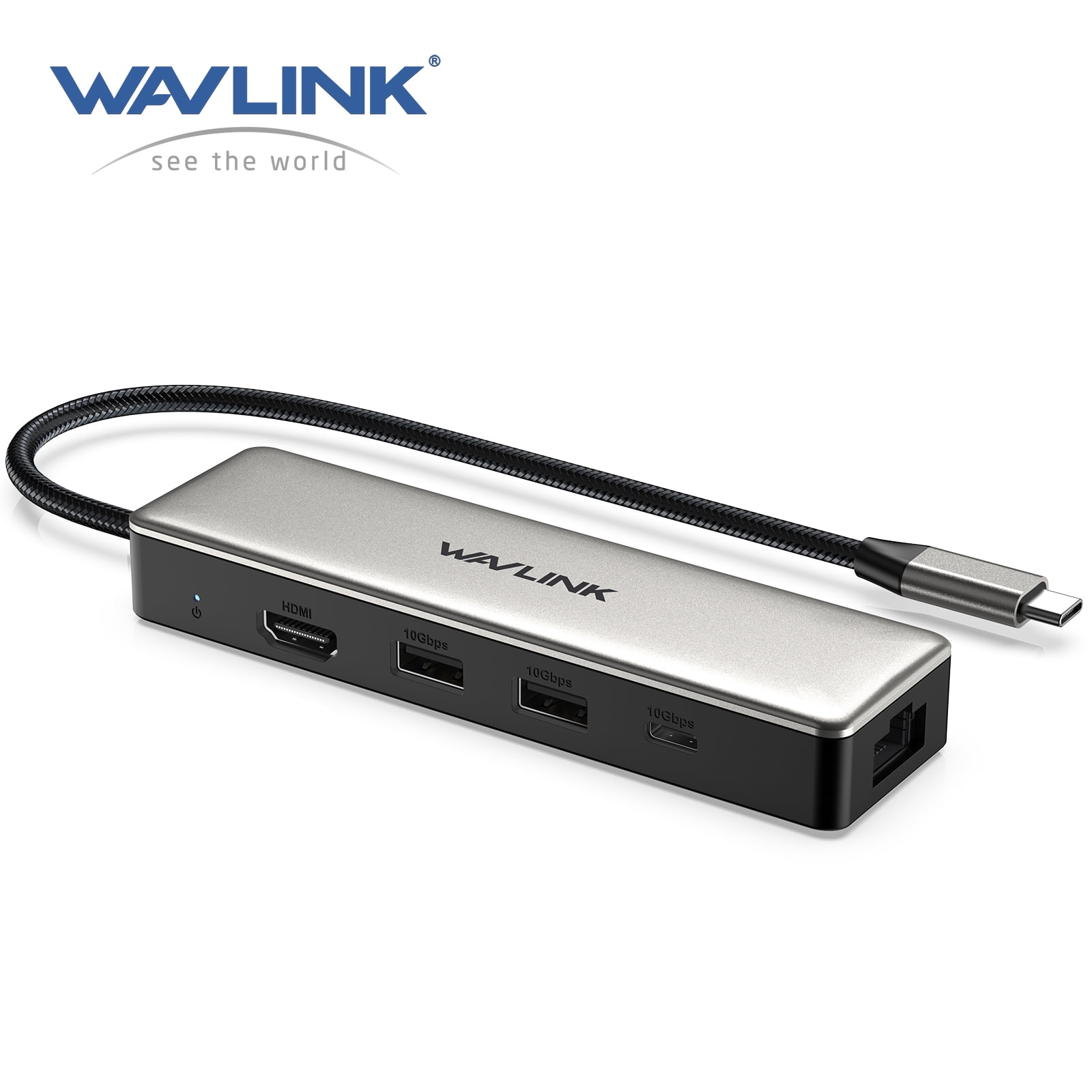 WAVLINK 6-IN-1 USB C Dock, USB C to HDMI Docking Station with 2x10Gbps ...