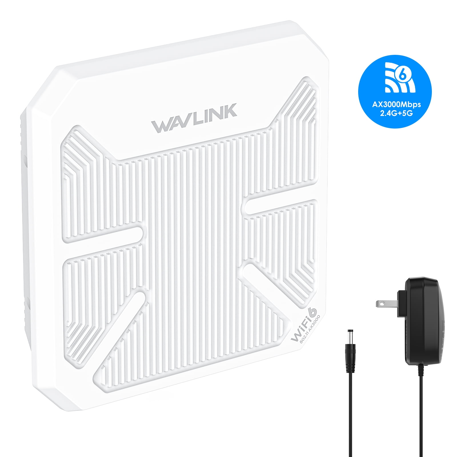 WAVLINK AX3000 Dual Band WiFi6 Router with PoE/4x12dBi Antennas ...
