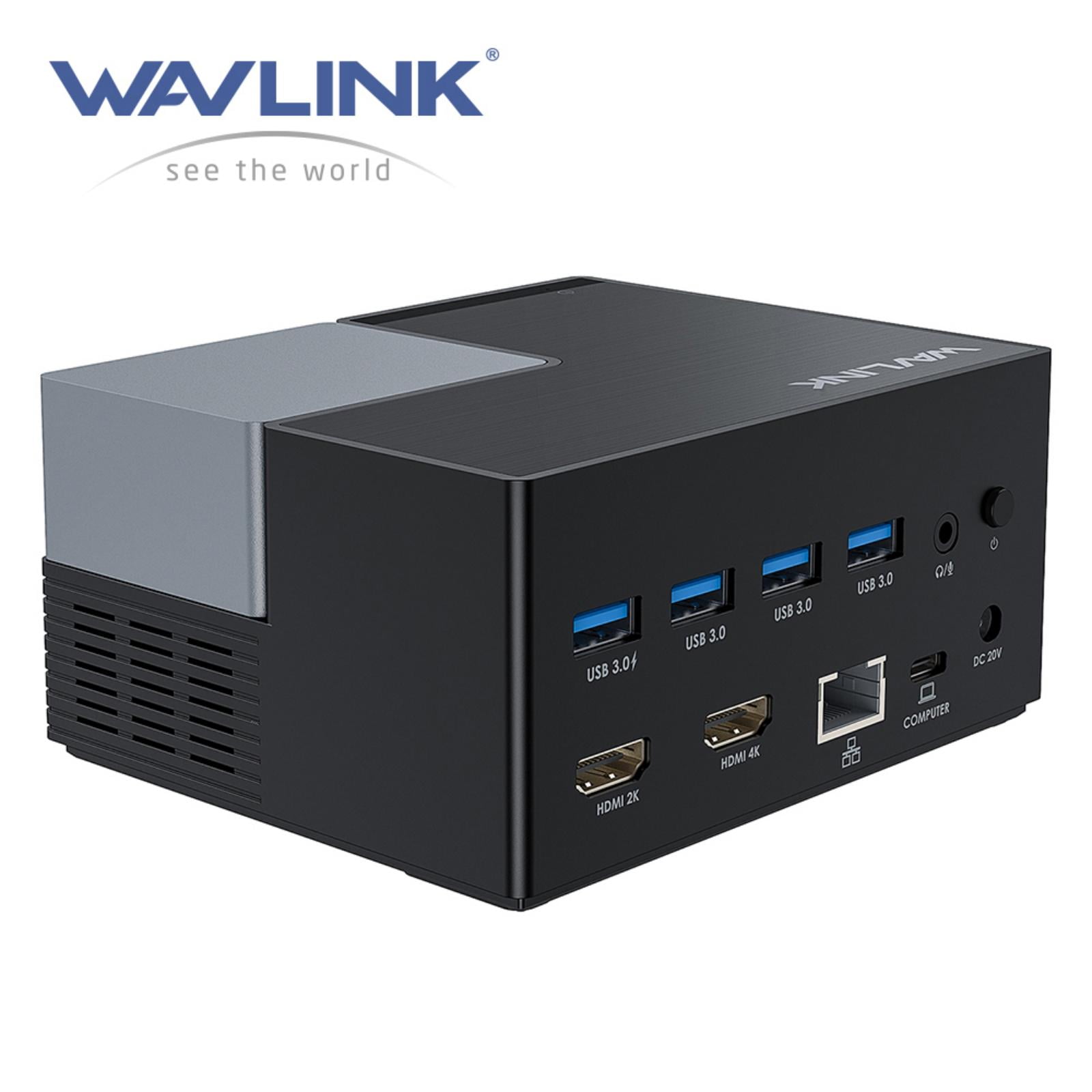 WAVLINK Laptop Dock Station USB-C Dock with Dual HDMI, RJ45 Port, 100W ... WAVLINK Laptop Dock Station USB-C Dock with Dual HDMI, RJ45 Port, 100W ...