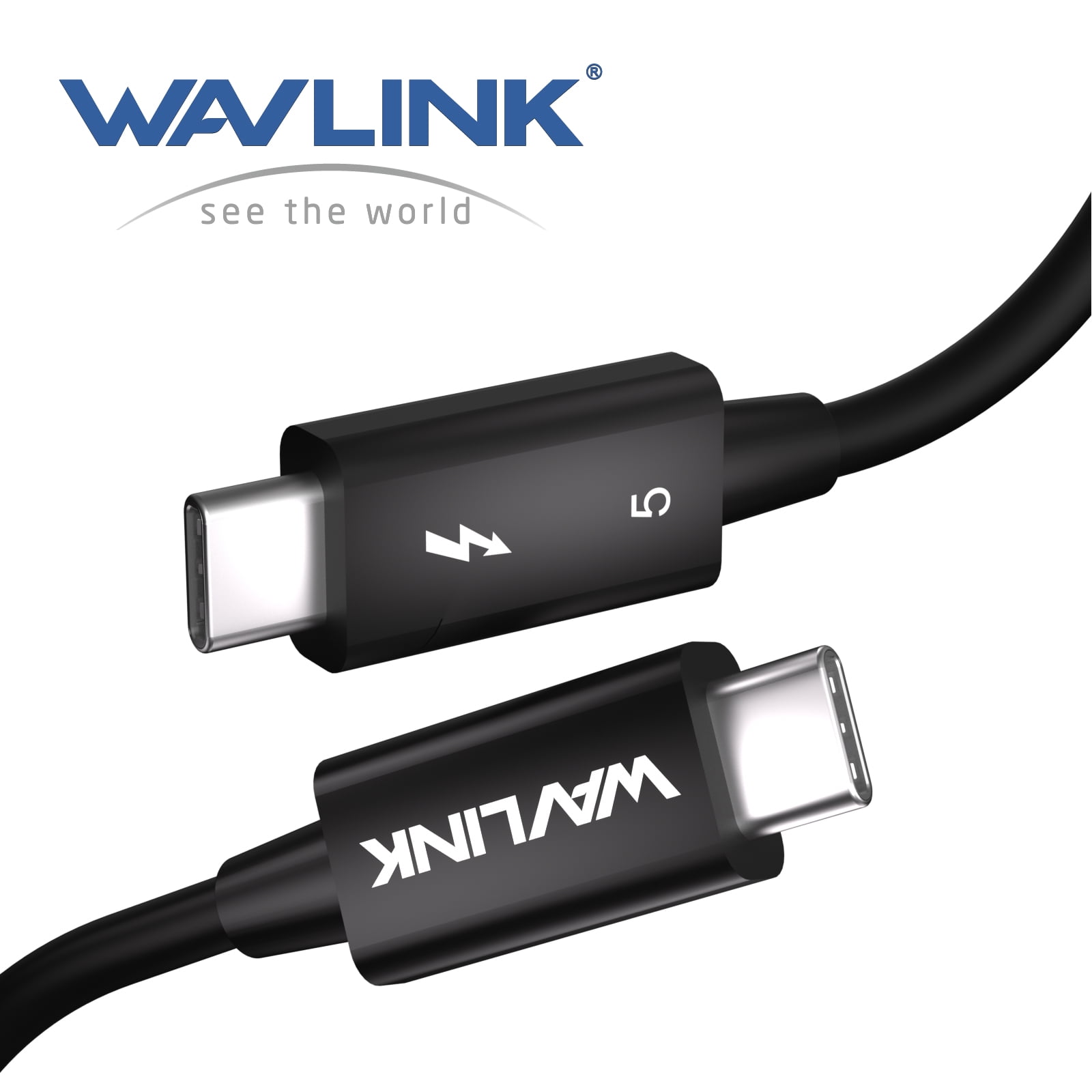 WAVLINK Thunderbolt 5 Cable, 120Gbps Fast Data Transfer and 240W Power ...