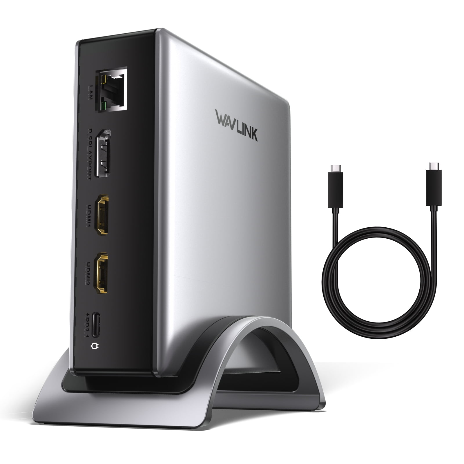 WAVLINK Triple Display Dock Station with 140W Charging, USB C Dock with ...
