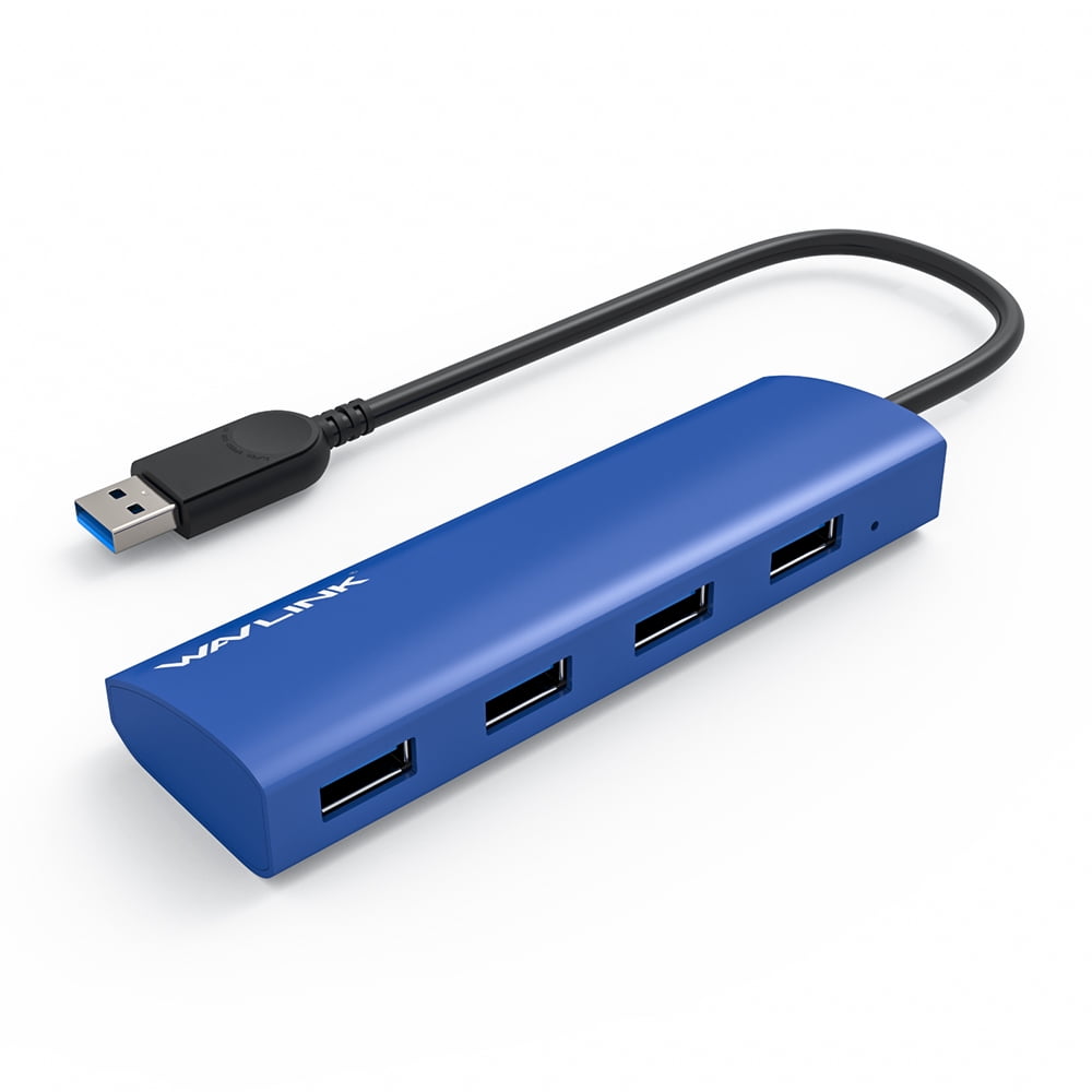 WAVLINK USB Adapter, 4-Port USB 3.0 Hub 5Gbps Transfer USB HUB for ...