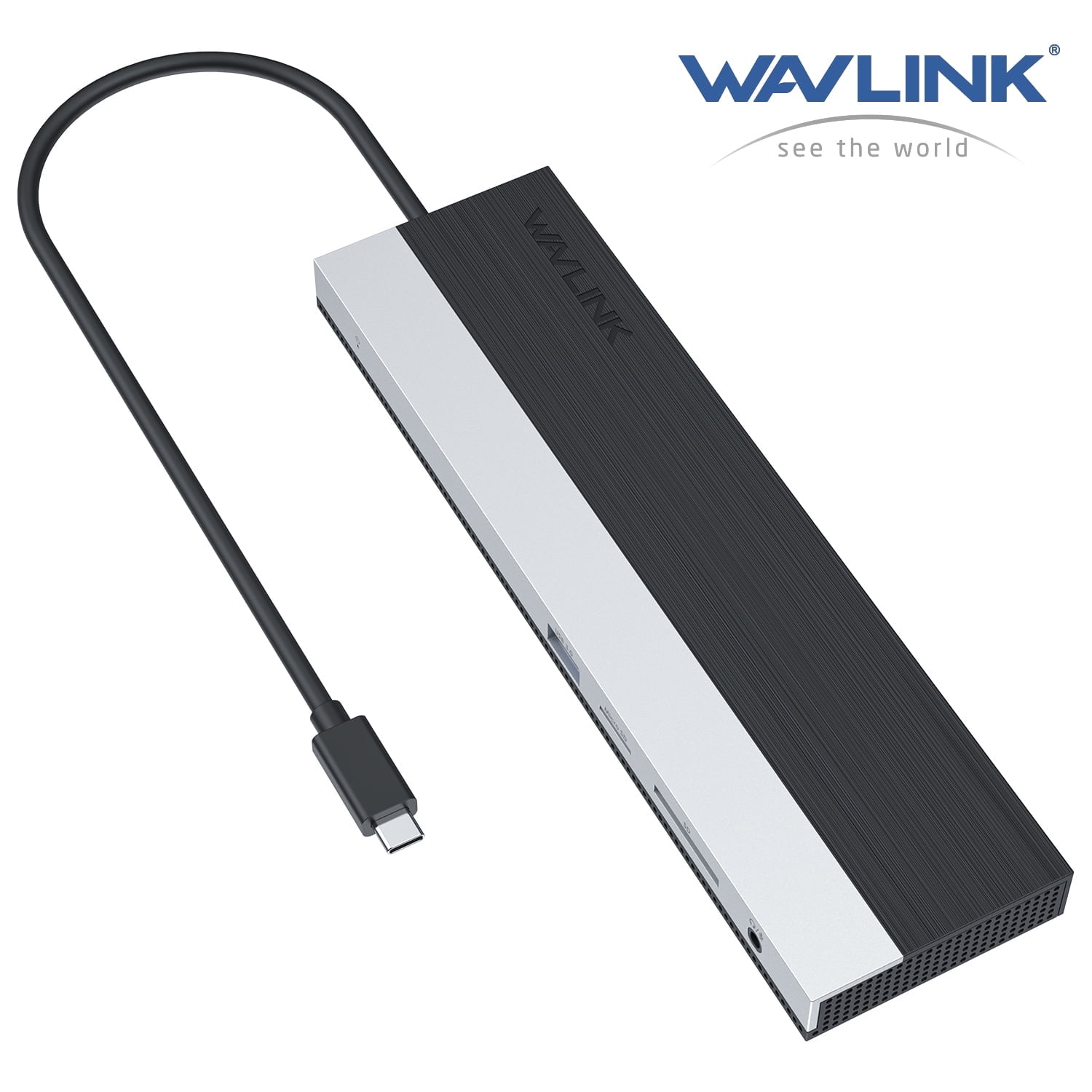WAVLINK USB C Docking Station, 12-in-1, Multi-Screen, PD3.0 100W, SD/TF ...