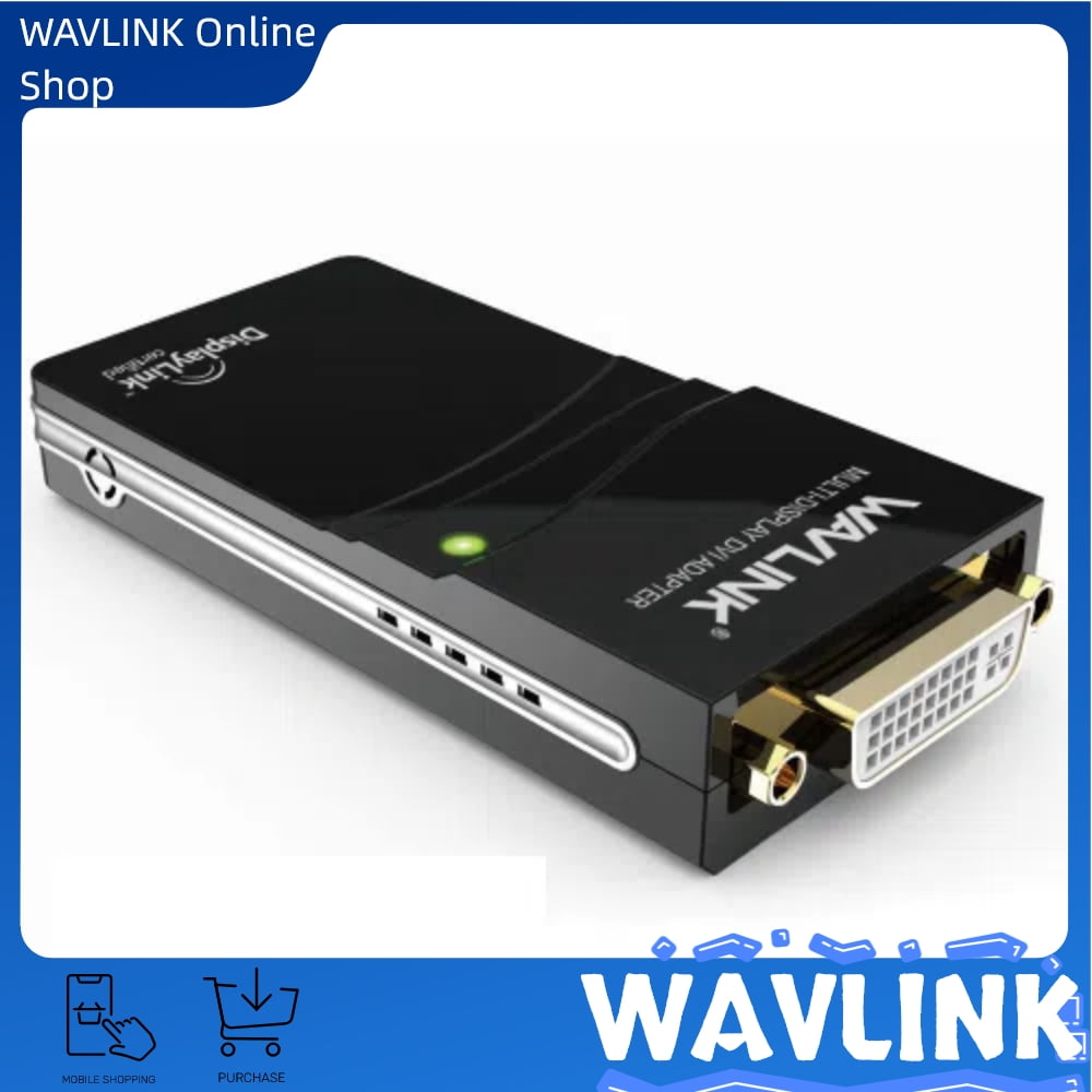 WAVLINK USB2.0 to VGA/DVI/HDMI Video Graphics / Display Adapter ...