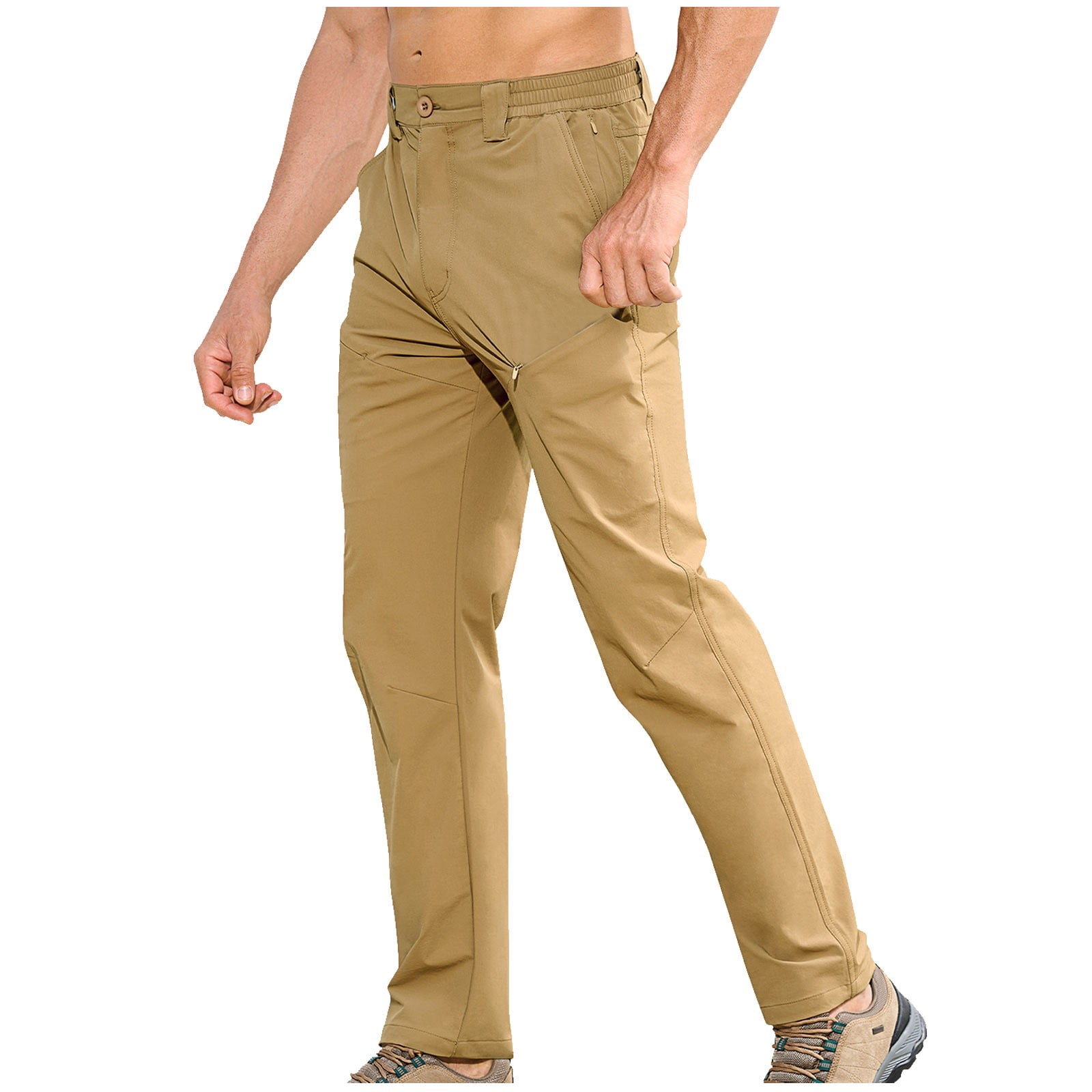 WAVSUF Tall and Big Men Multiple Pockets Cargo Pant for Mens Regular ...