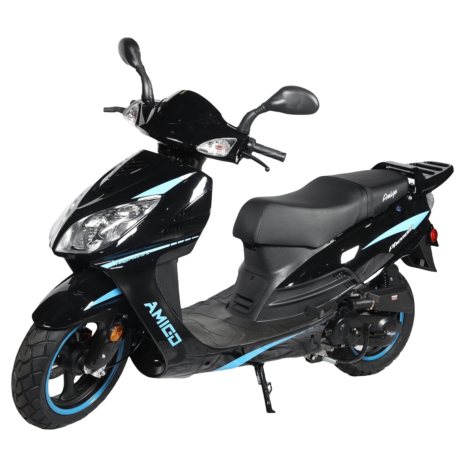 WAWA 200cc Adult Moped Gas Motorcycle with 13",Assembled in US, Deliver ...