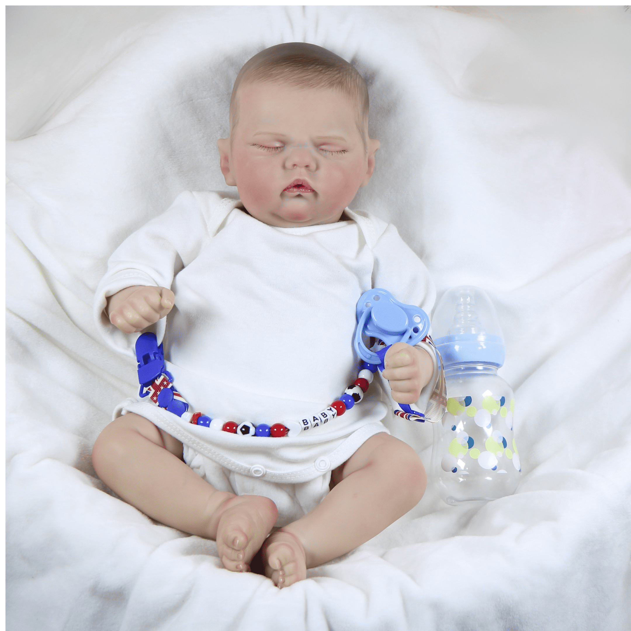 WAWA-HAOKEAI Oliver James 17 Inch Reborn Baby Boy Doll with Weighted ...