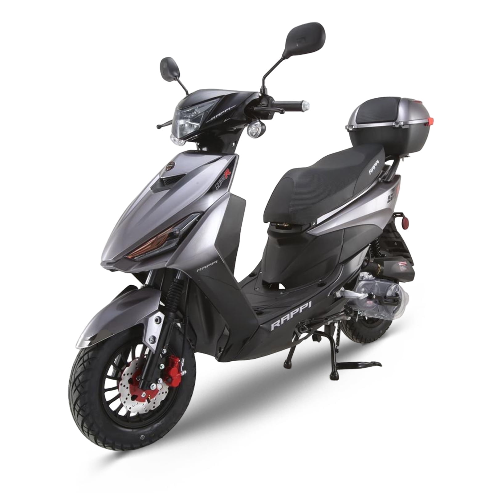 QEASET New 200cc Adult Moped Gas Motorcycle with LED Lights - Walmart.com