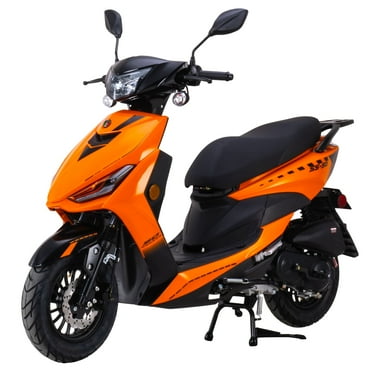 Vitacci Spider 200 EFI Gas Powered Moped Scooter for Adults - Black ...