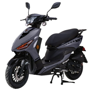 Vitacci Spider 200 EFI Gas Powered Moped Scooter for Adults - Black ...