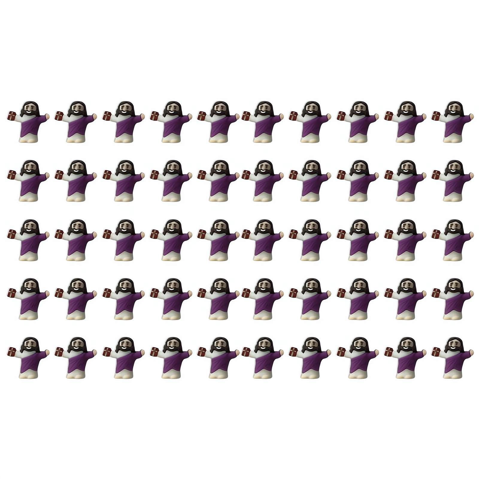 WAXCMXYH 50 Pack Mini Jesus Figurines Bulk with Bible Little Jesus Toys ...