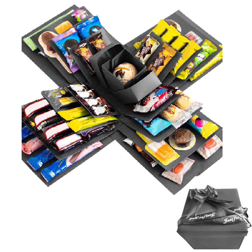 WAXCMXYH DIY Explosion Gift Box 5 Layer Snack Explosion Box J1B A9T7 1 ...