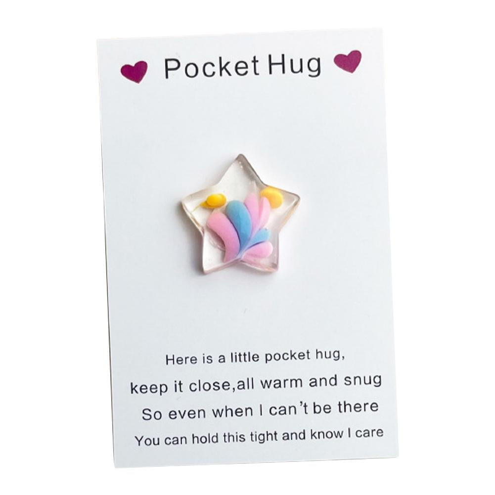 WAXCMXYH Little Star Pocket Hug Token Gift Card Keepsake Greeting Cards ...
