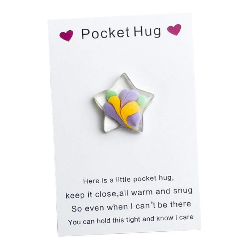 WAXCMXYH Little Star Pocket Hug Token Gift Card Keepsake Greeting Cards ...