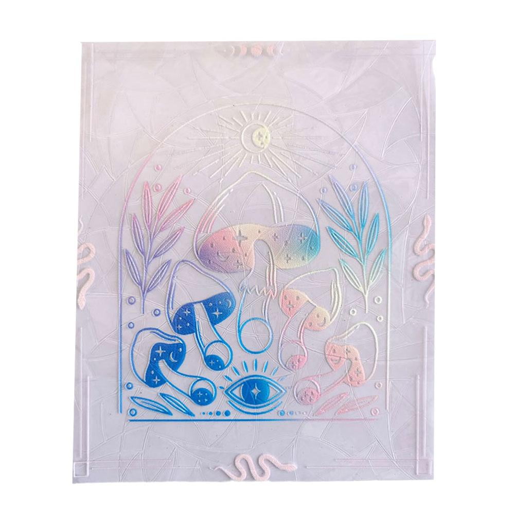 WAXCMXYH PVC Stickers For Window Wall Stickers Rainbow Prisms Decals ...