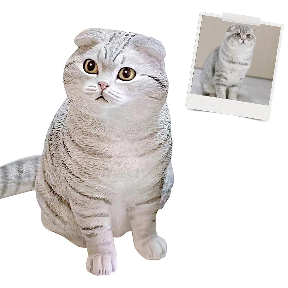WAXCMXYH Personalized Dog Cat Full Body Figurines Sculpture Custom Pet ...