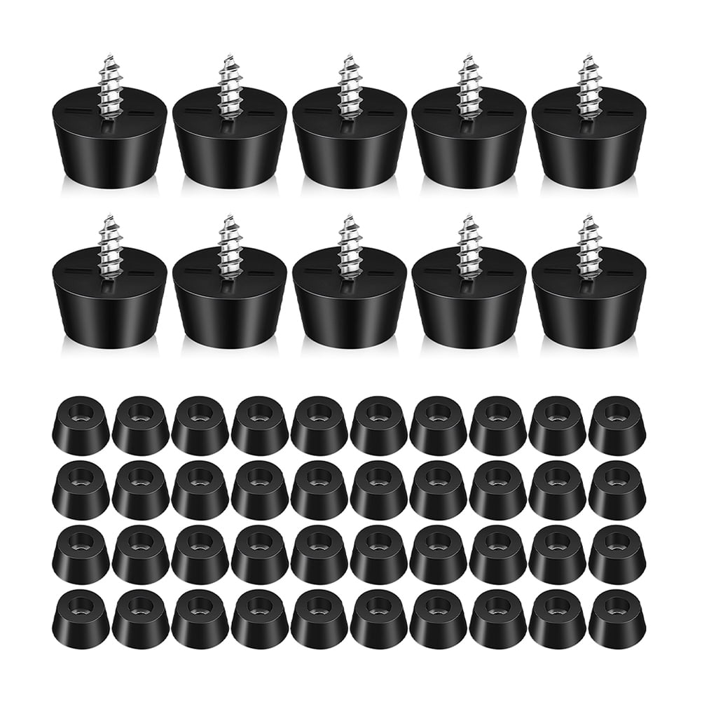 WAXIAYU 100Pcs Rubber Mount Feet Vibration Pads Mechanical Shock ...