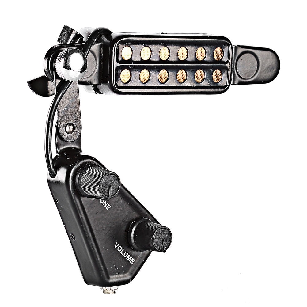 WAXIAYU 12 Sound Hole Guitar Pickup Acoustic Electric Transducer EQ ...