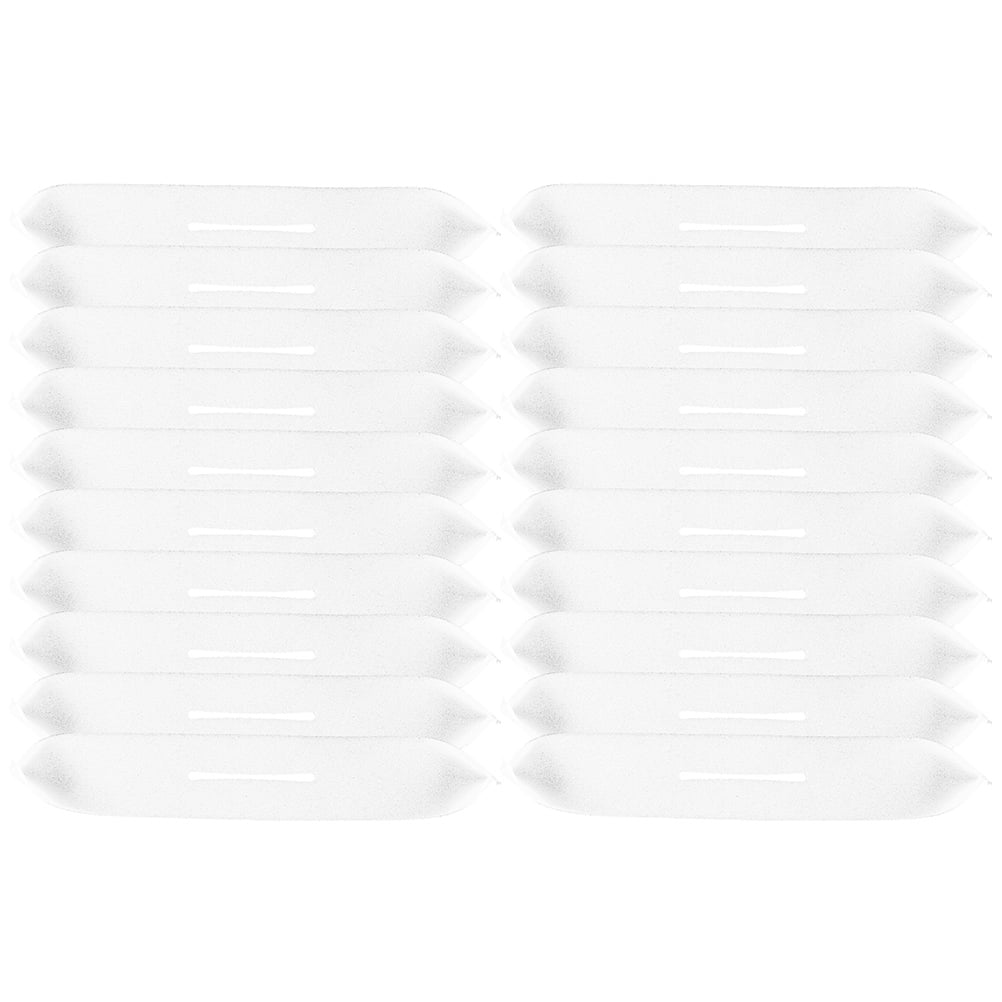 Mobutofu Sponge Hanger Protector White for General Users 20Pcs 14.93X2 ...