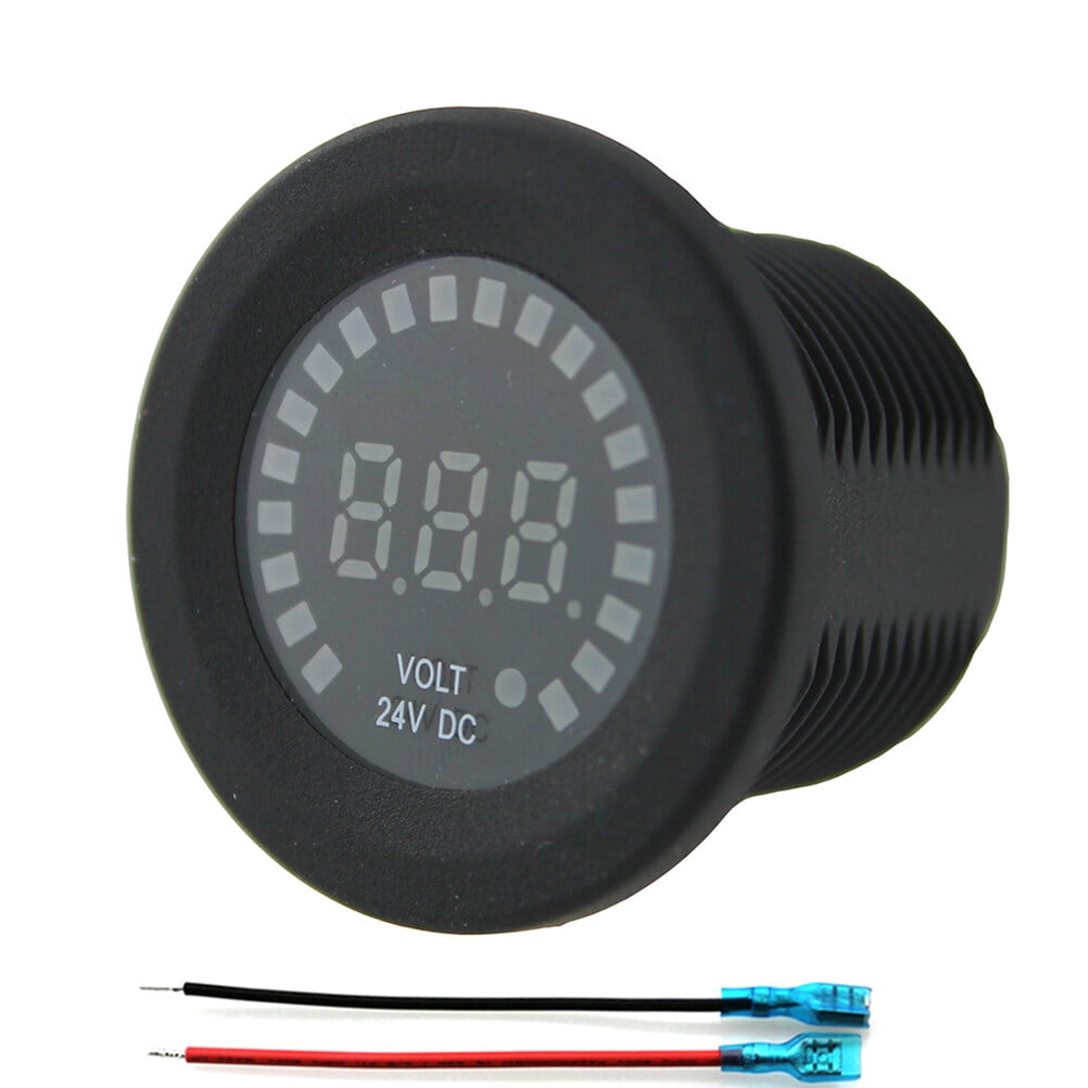 WAXIAYU 24V Mini Digital Voltmeter LED for Car Motorcycle - Walmart.com