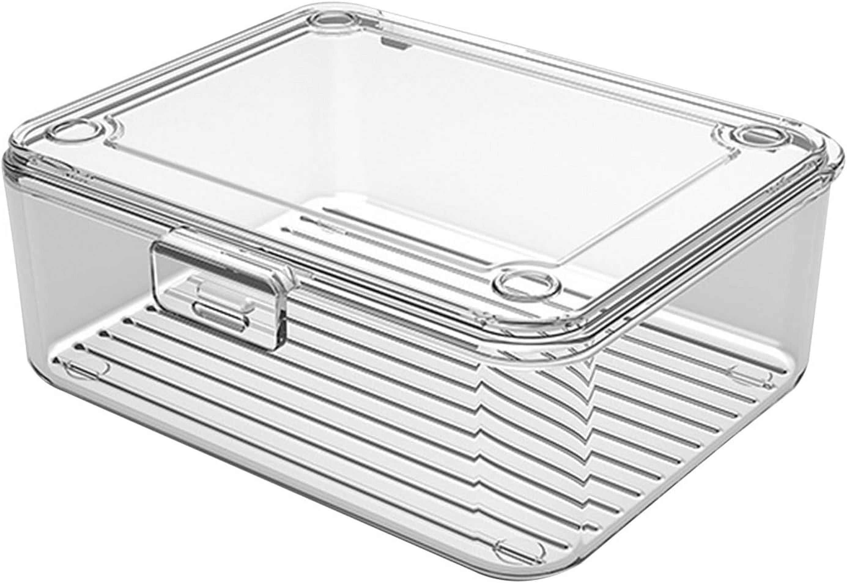 WAXIAYU 2pcs Compact Transparent Card Storage Box Portable for ...