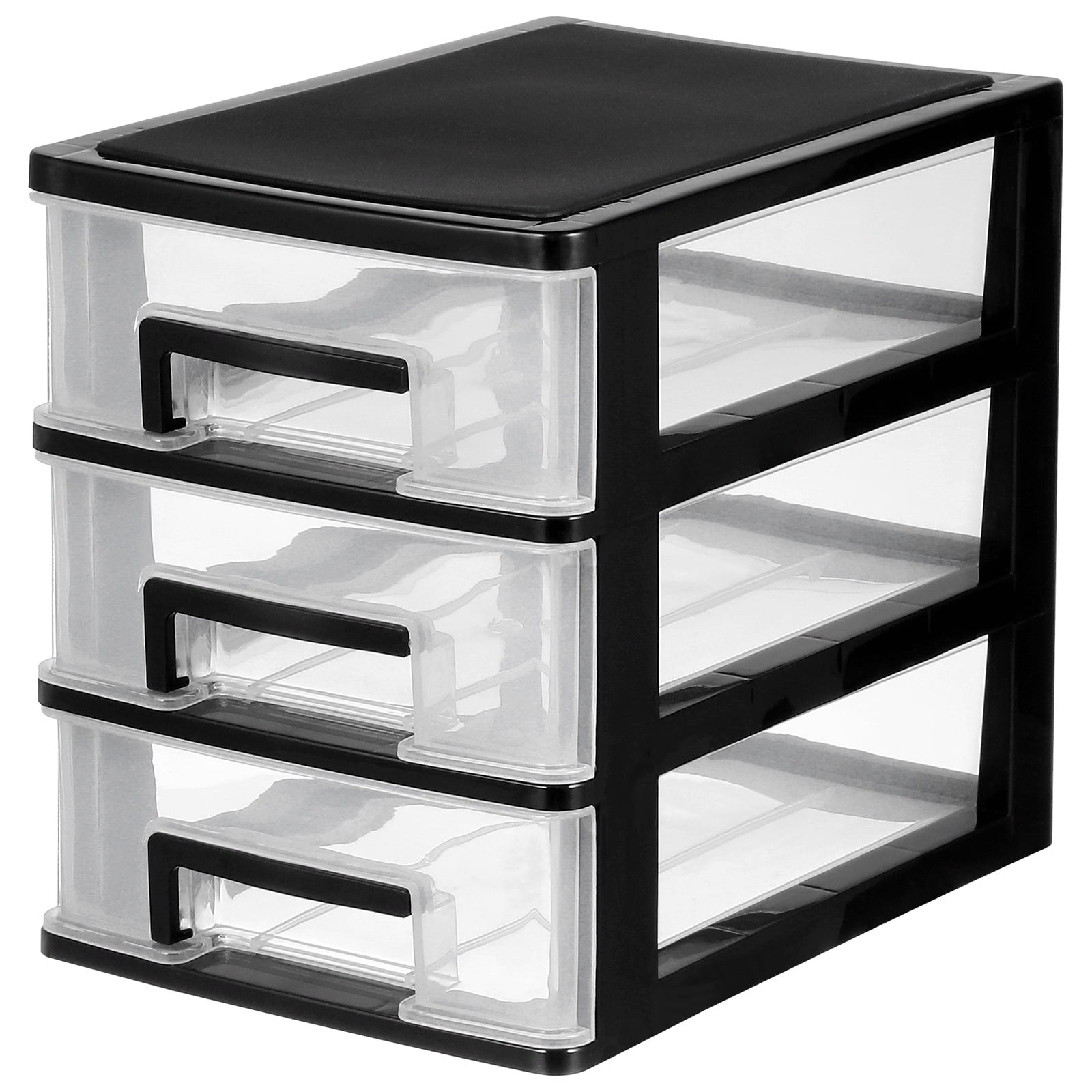 WAXIAYU 3 Drawer Desktop Storage Organizer - Portable Plastic Rack ...