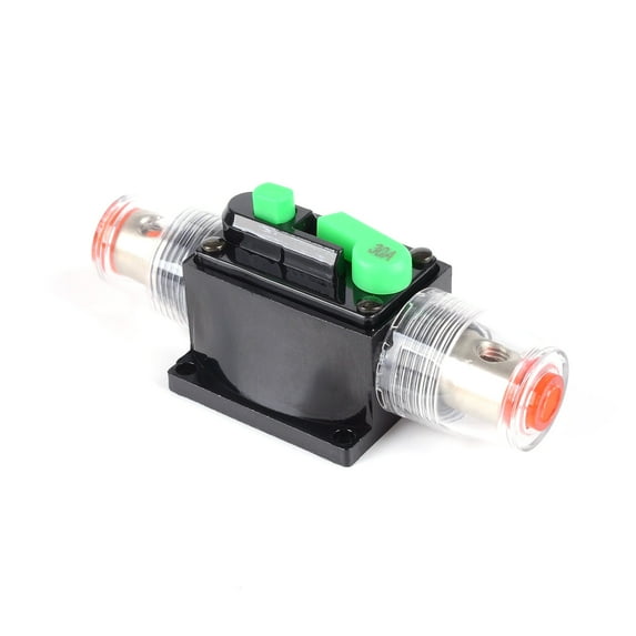 WAXIAYU 30Amp Audio Inline Circuit Breaker Fuse Reset Fuse Inverter for ...
