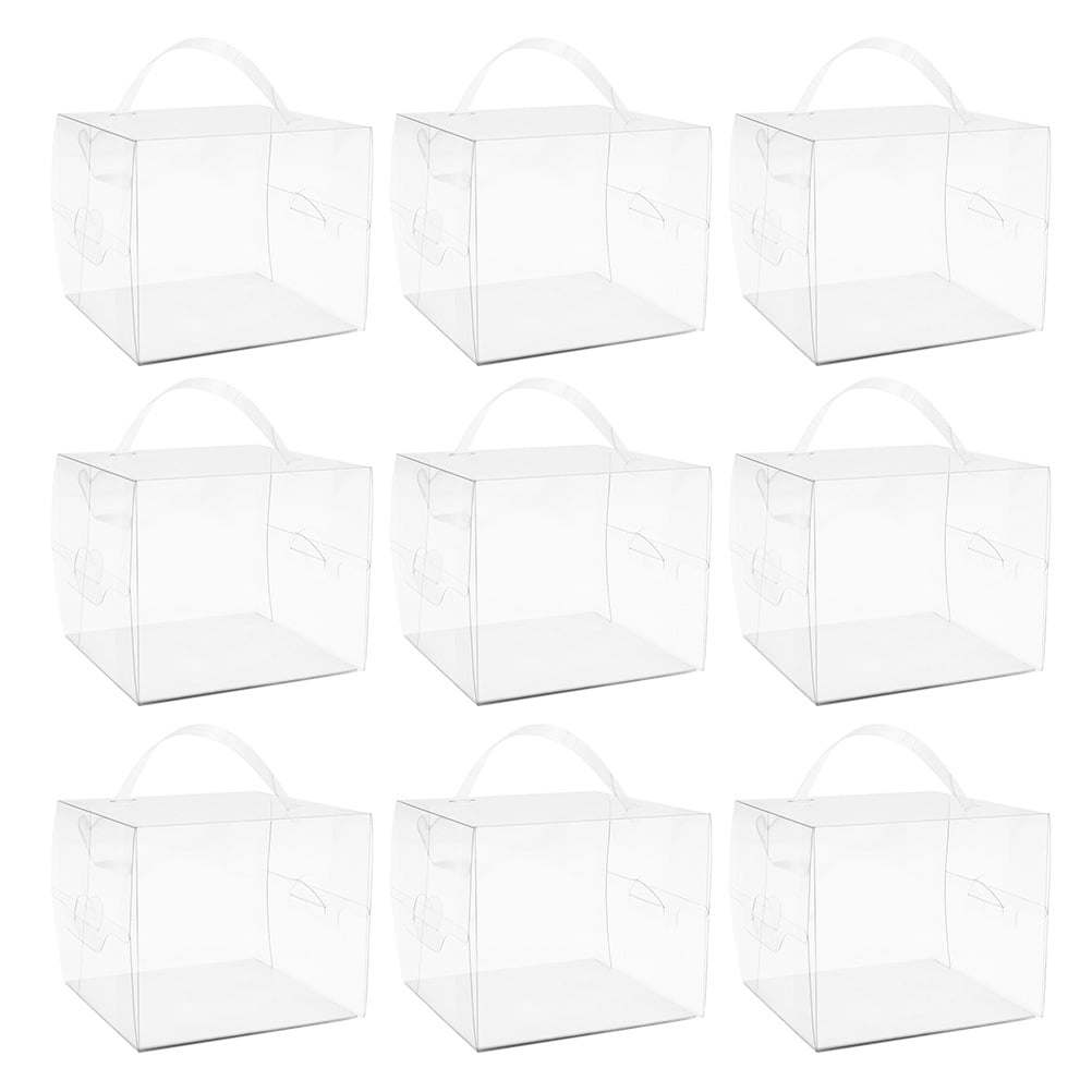 WAXIAYU 30Pcs Clear Cake Box Gift Packaging Boxes Containers Bakery ...