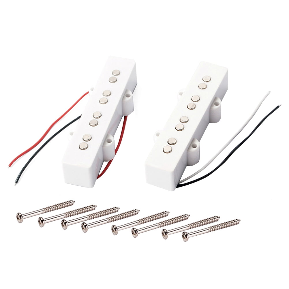WAXIAYU 4 String Electric Bass Pickups Bridge Neck Pickups Set for Jazz ...