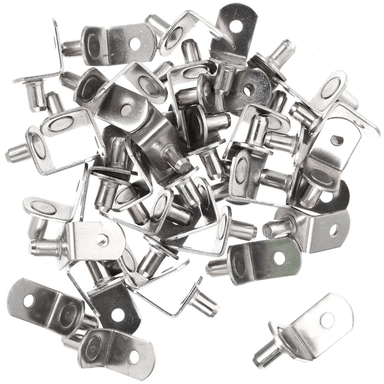 WAXIAYU 40Pcs L-Shaped Shelf Support Pegs for Cabinet Closet Bookcase ...