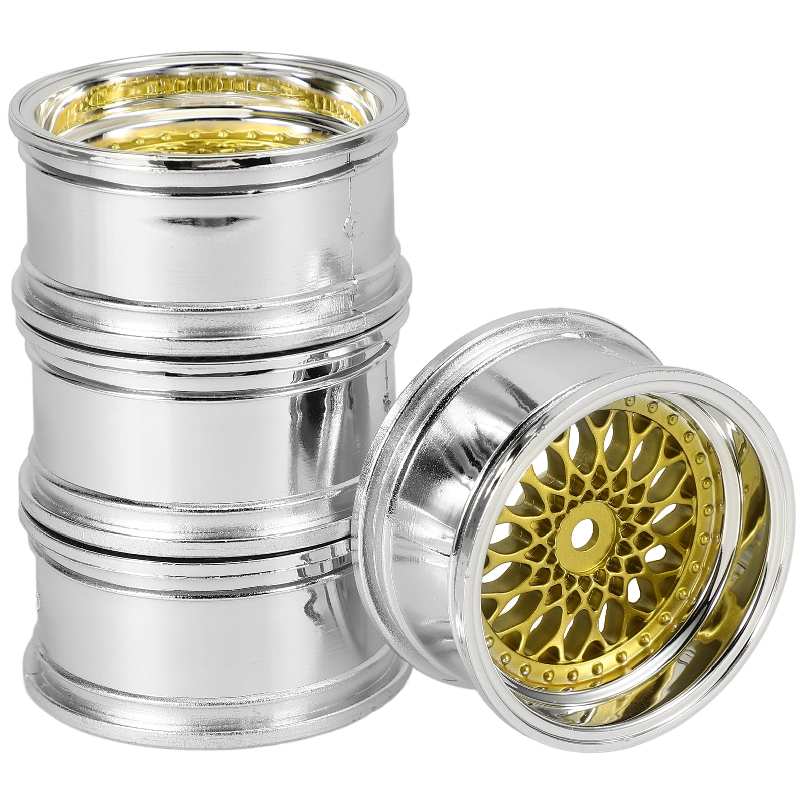 WAXIAYU 4pcs Rc Wheel Rim Rc Car Wheel Hub Wheel Frame For 1:10 On-Road ...