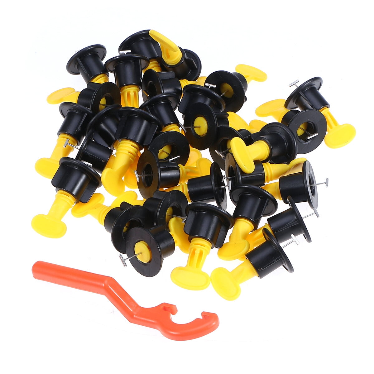 WAXIAYU 50 Sets Tile Levelers Reusable Mini Level Wedges Alignment Tile ...