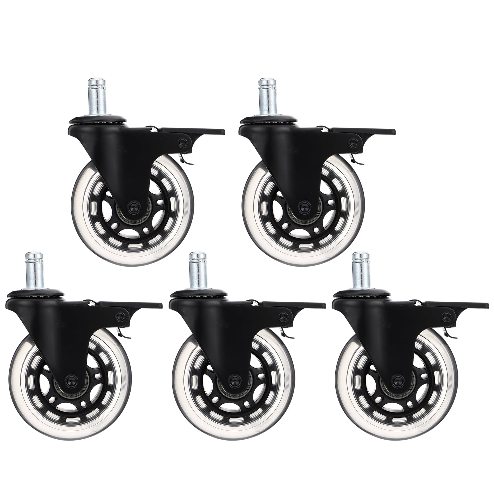 WAXIAYU 5pcs Furniture Mute Pulleys Furniture Universal Wheels Silent ...