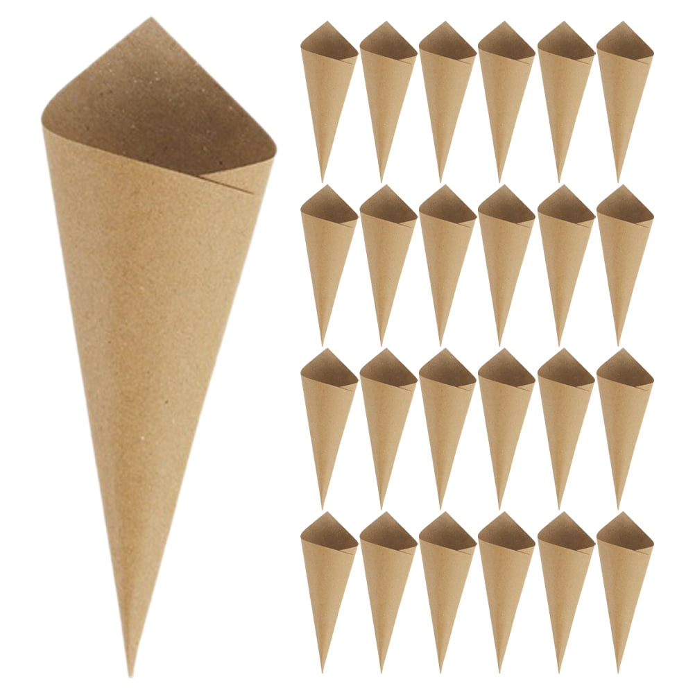 WAXIAYU 60pcs Paper Confetti Cones Petal Cone Paper Tapers Cone Candy ...