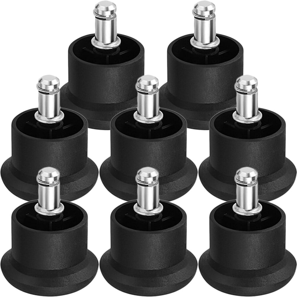 WAXIAYU 8pcs Chair Wheel Stopper Pads & Bell Glides for Office Desk ...