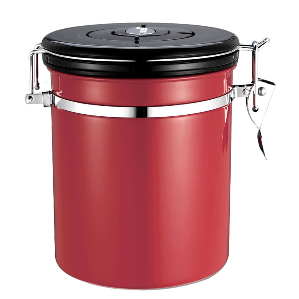 WAXIAYU Coffee Beans Storage Tank Stainless Steel Sealing Tank Clasp ...