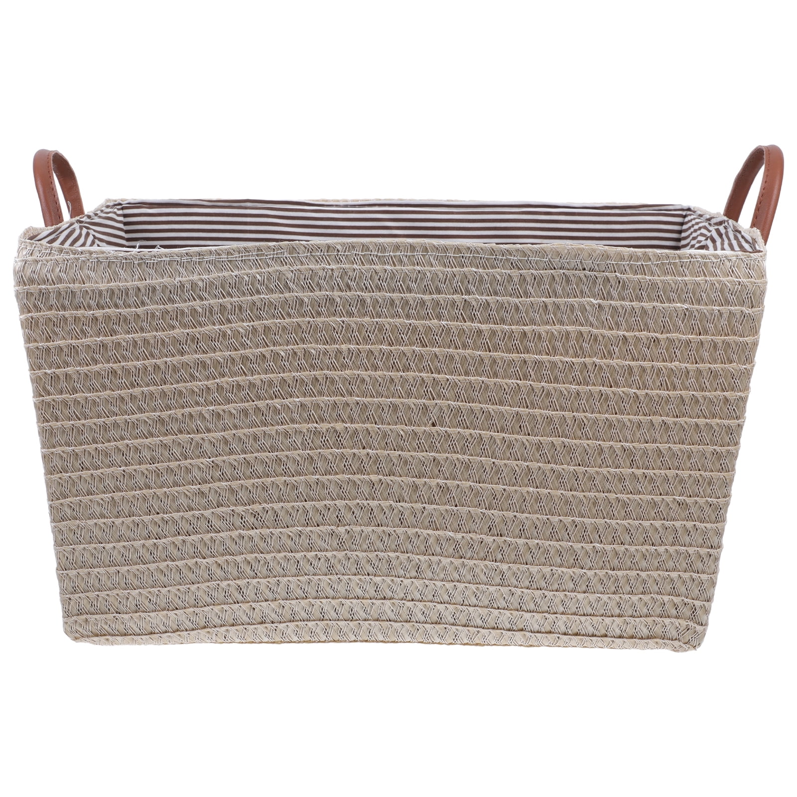 WAXIAYU Foldable Woven Storage Basket Wicker Storage Bin Rattan Storage ...