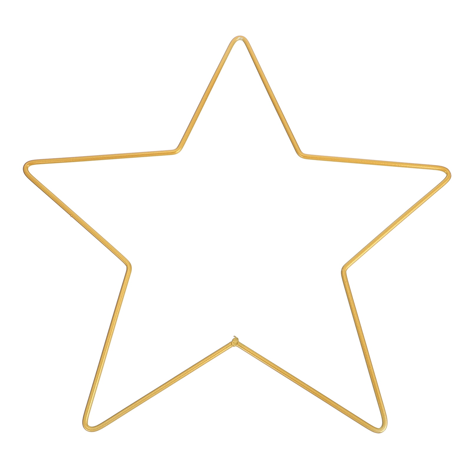 WAXIAYU IMIKEYA 16" Gold Star Wire Wreath Frame for DIY Christmas ...