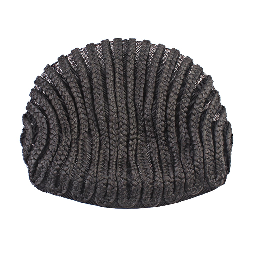 WAXIAYU LIOOBO 2pcs Braided weave cap sew dome caps cornrow cap for ...