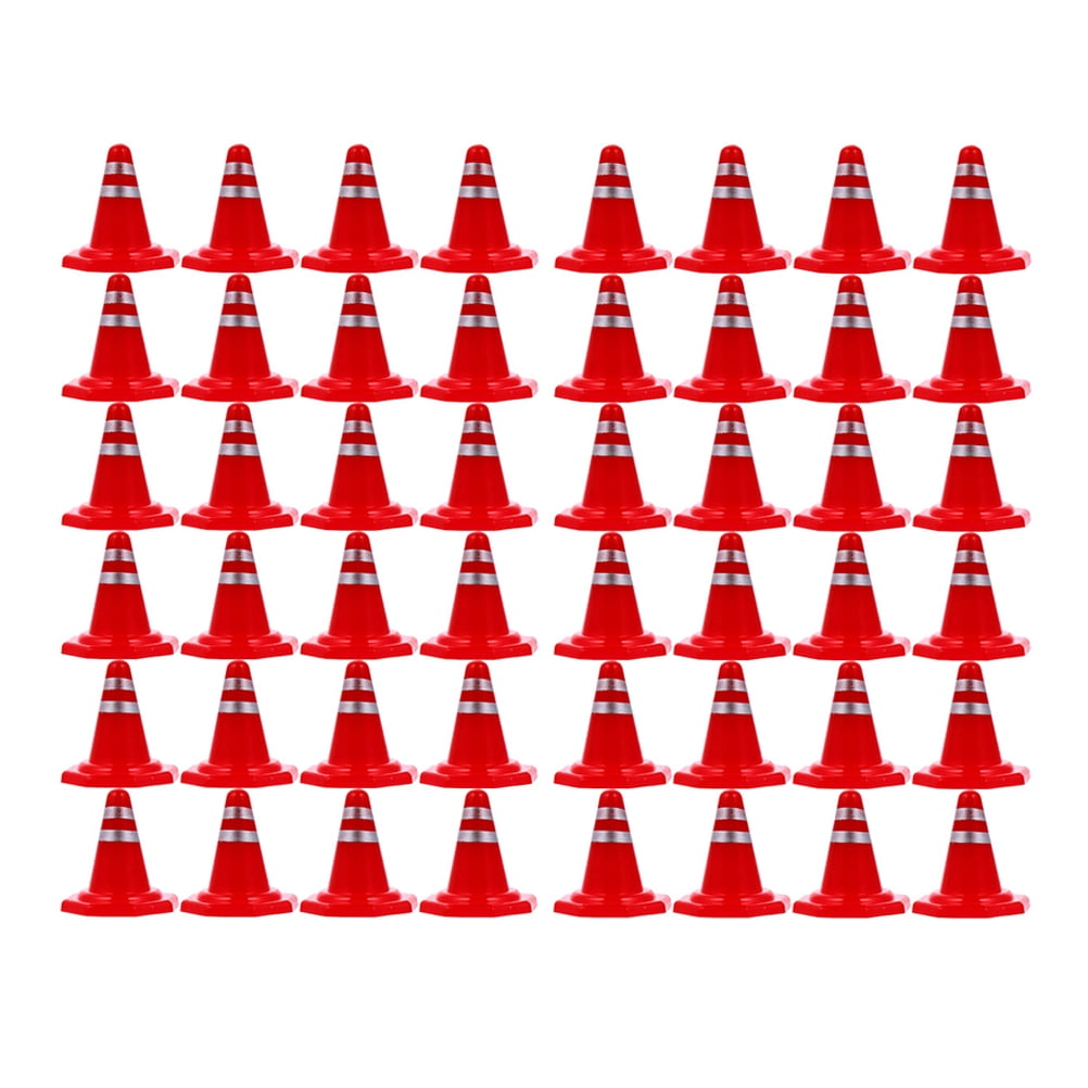 WAXIAYU Mini Traffic Cones Toy Set with Signs & Reflective Collars ...