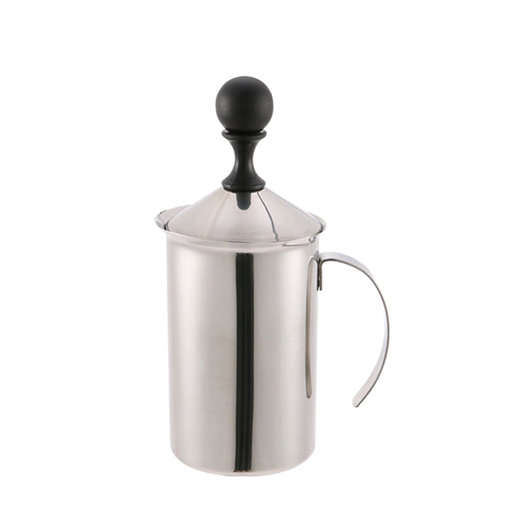 WAXIAYU Stainless Steel Foamer Coffee Frother Hand Pump Frother- 600ml ...