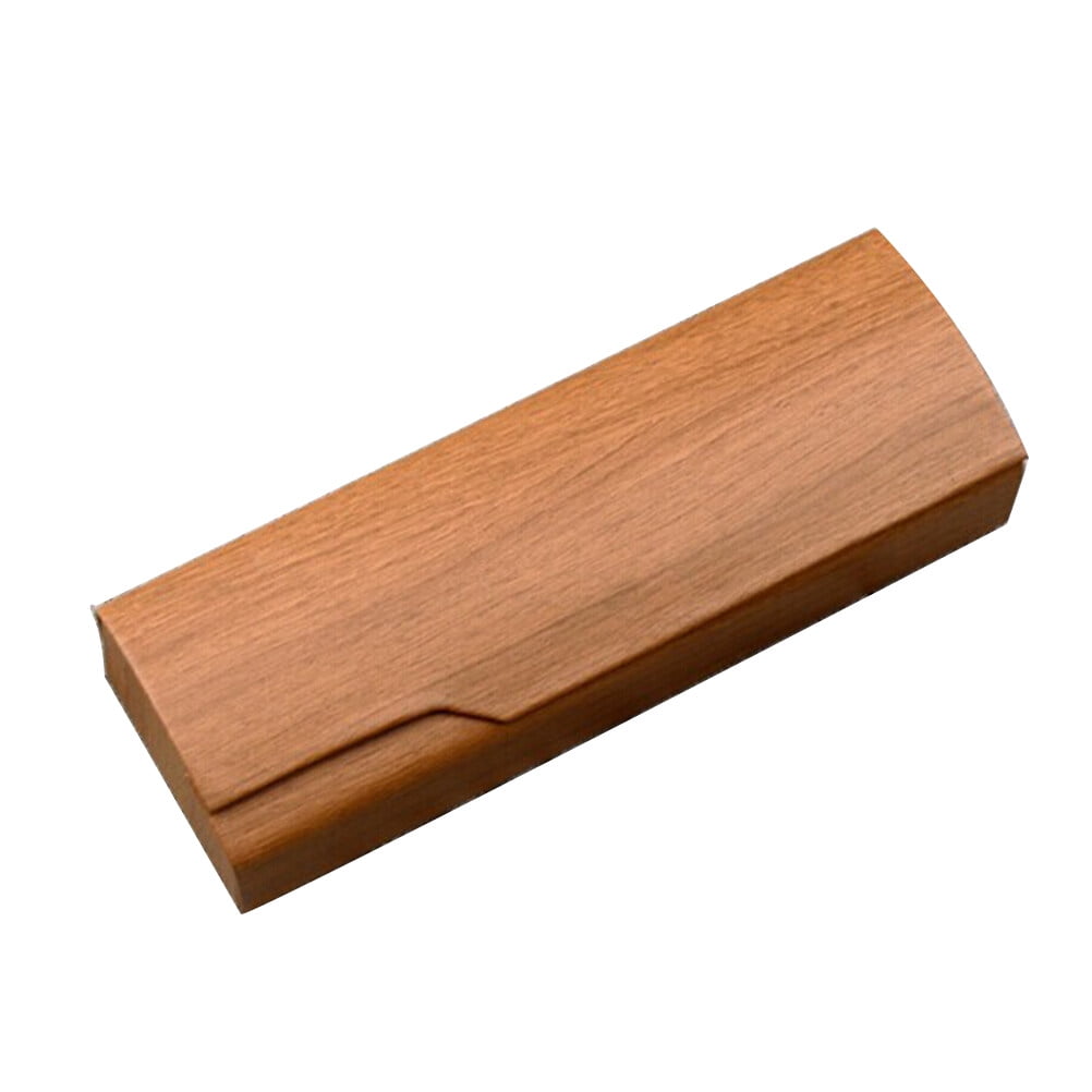 WAXIAYU Wood Grain Eyeglasses Case Portable Sunglass Box Glasses ...